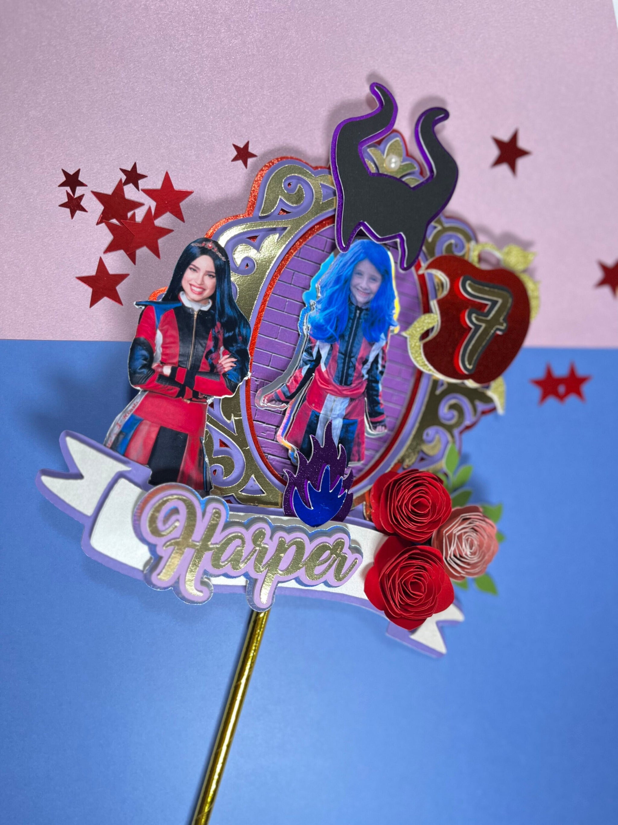 Descendants 4 cake topper – KariCreativeParty