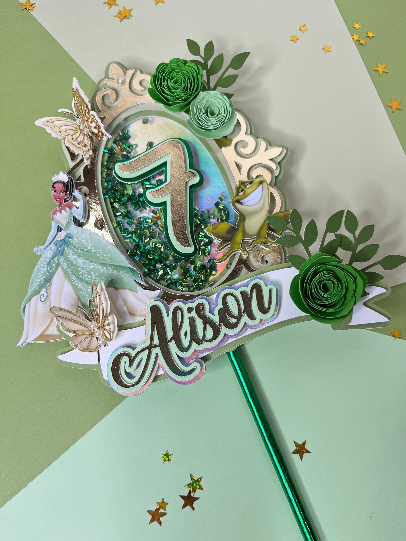 Tiana Princess Cake topper – KariCreativeParty